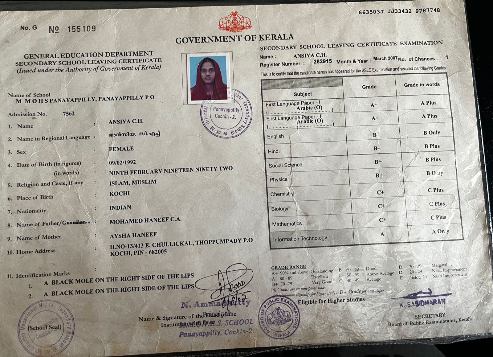 Ansiya | Student Portal | Britfort Academy